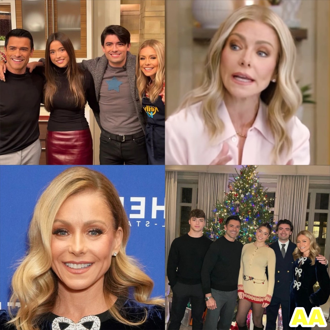 Kelly Ripa wiped away tears while admitting her bond with her children ...