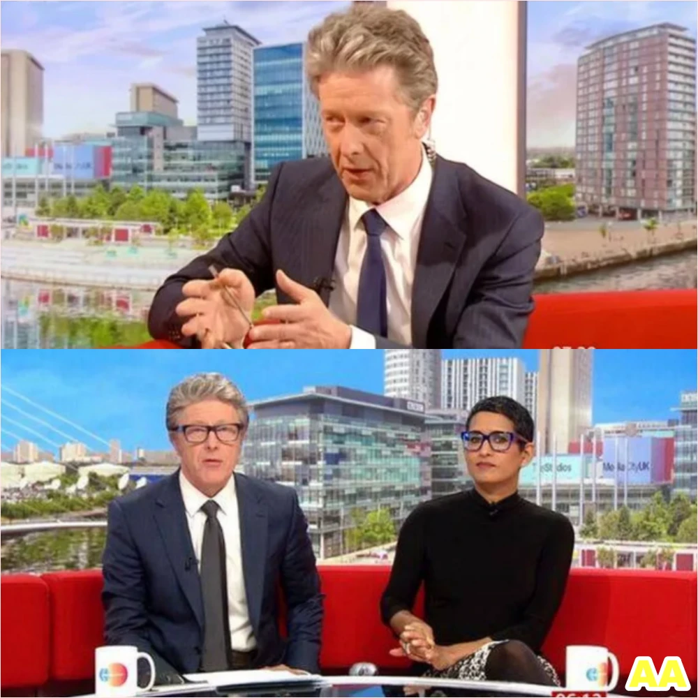 Charlie Stayt of BBC faced backlash for interrupting the show to call out false information to ...