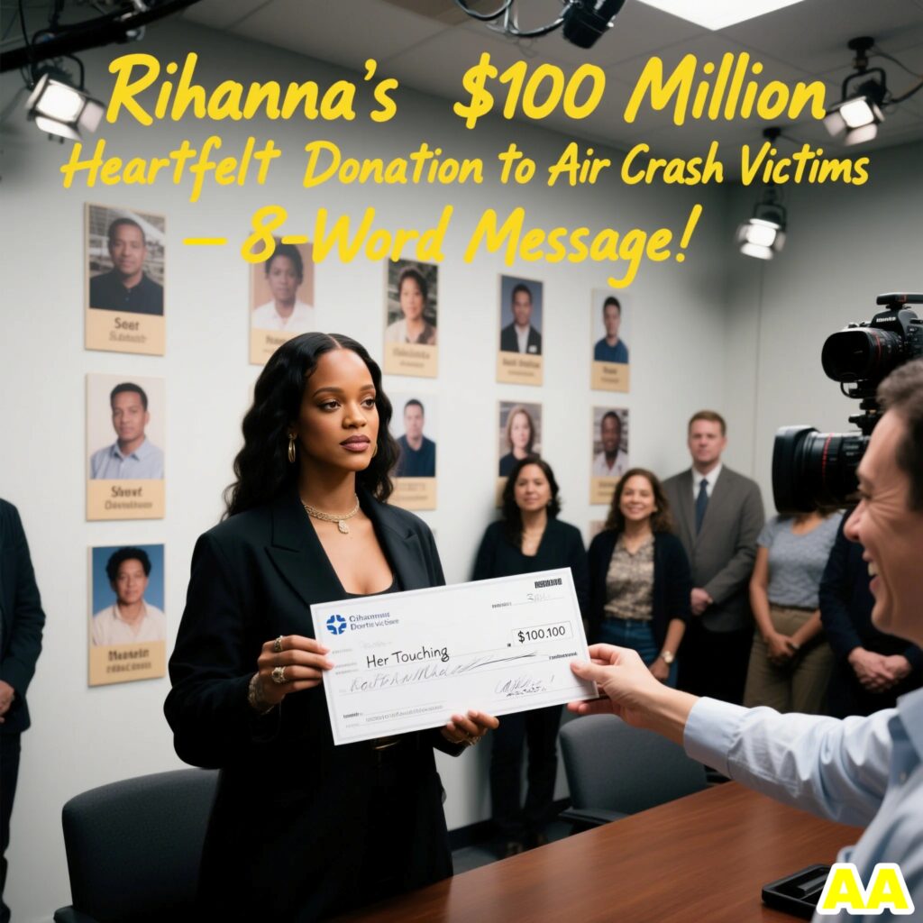 "Rihanna’s Heartfelt $100M Donation to Plane Crash Victims – See Her ...